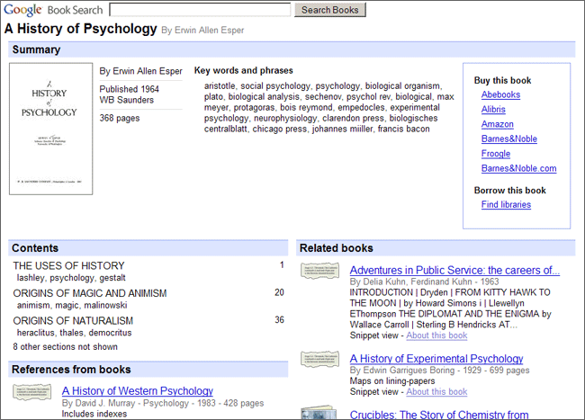 Búsqueda de libros de Google